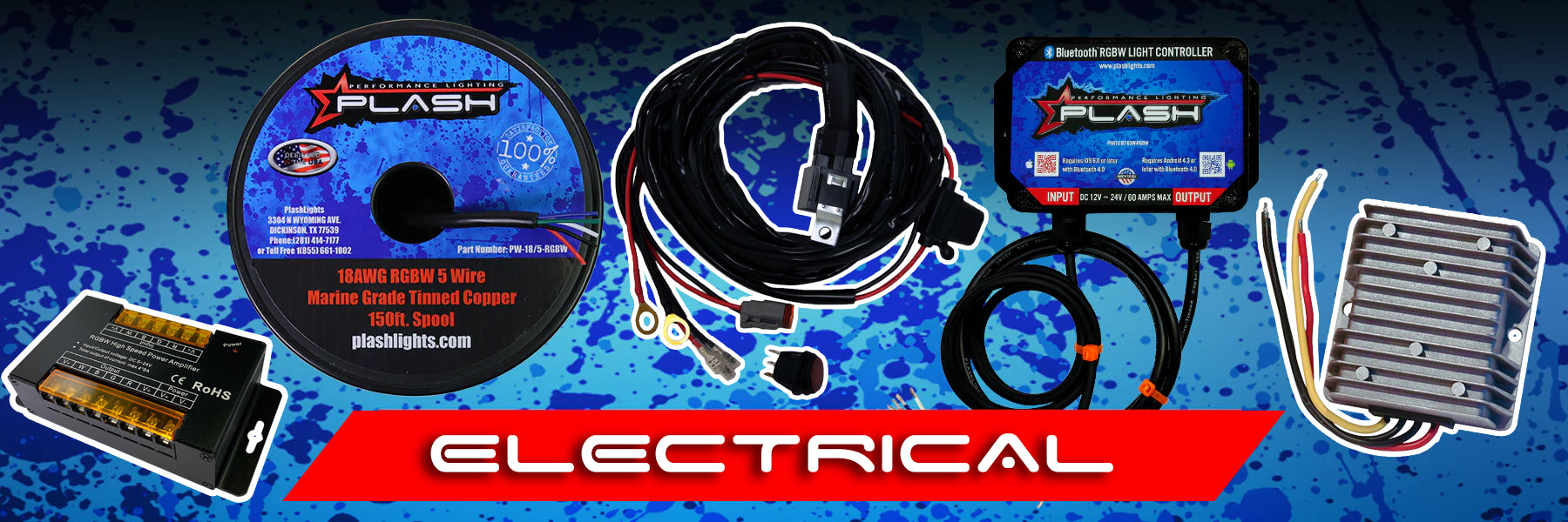 Electrical Accessories | RGBW Controller & Switches | Plash