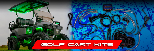 Golf Cart LED Light Kits | Under Carriage & Roof | Plash