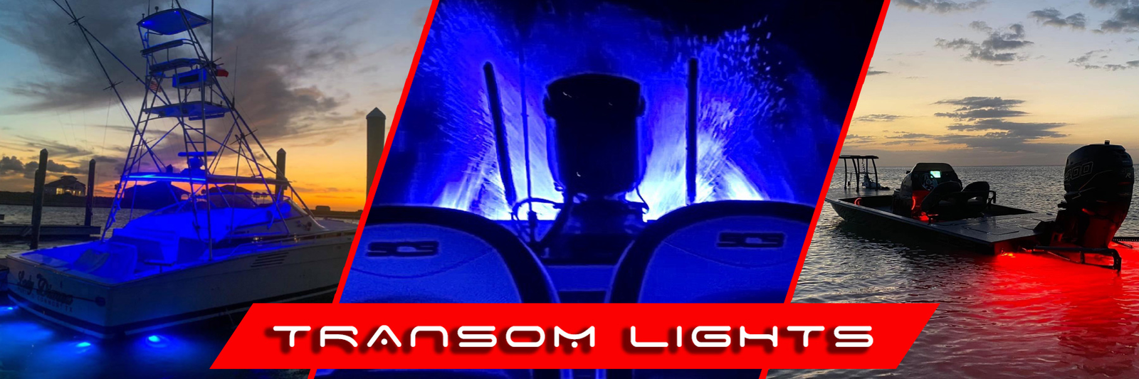 LED Transom Underwater Boat Lights | Epik & Poquito | Plash