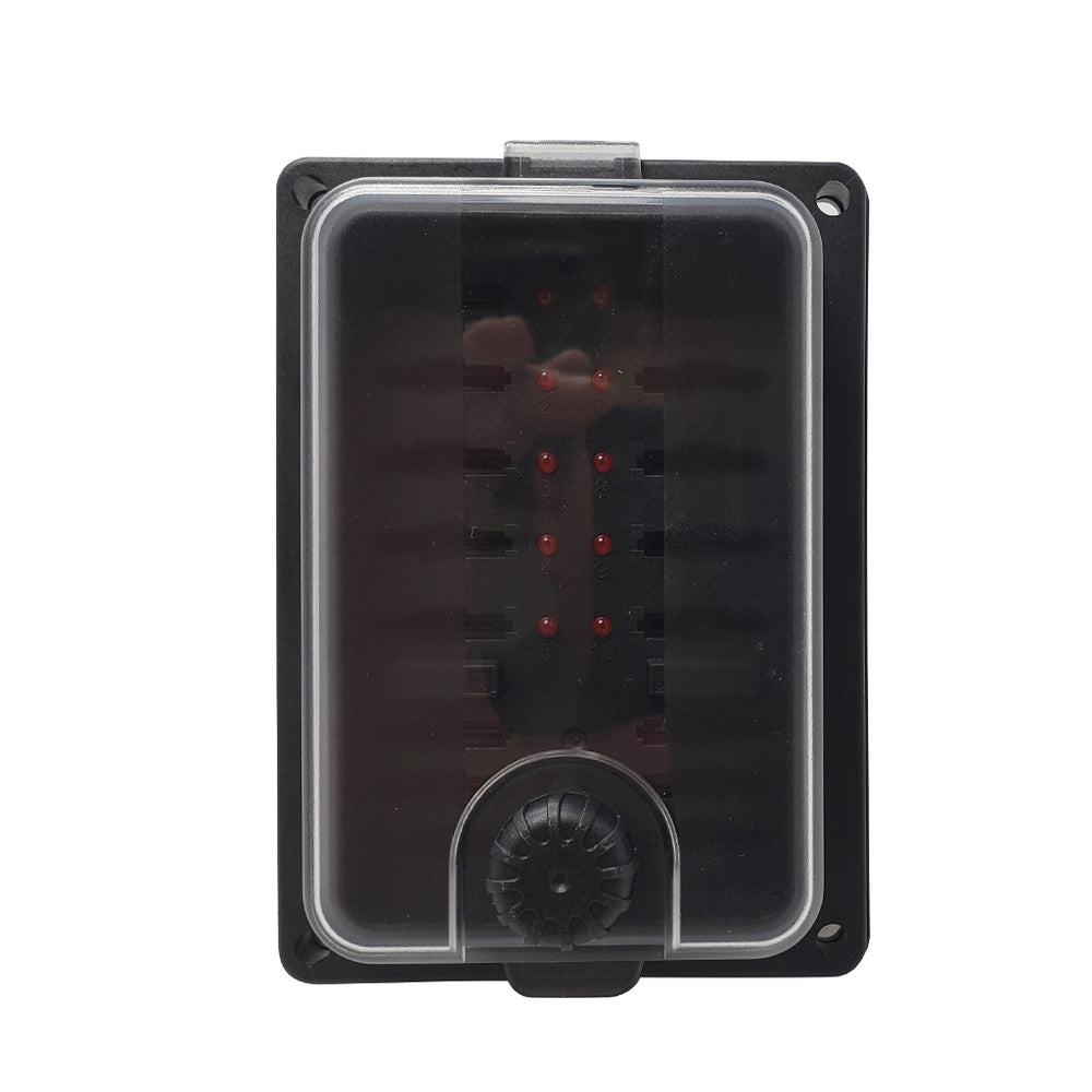 10 Way Marine-Auto Fuse Box | Waterproof | LED Indicator