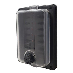 10 Way Marine-Auto Fuse Box | Waterproof | LED Indicator