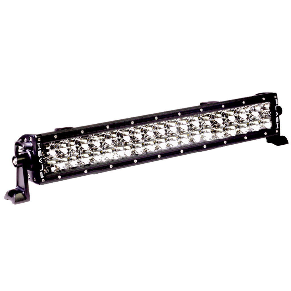 PlashLights 20" XX-Series LED Light Bar-Marine Black Housing