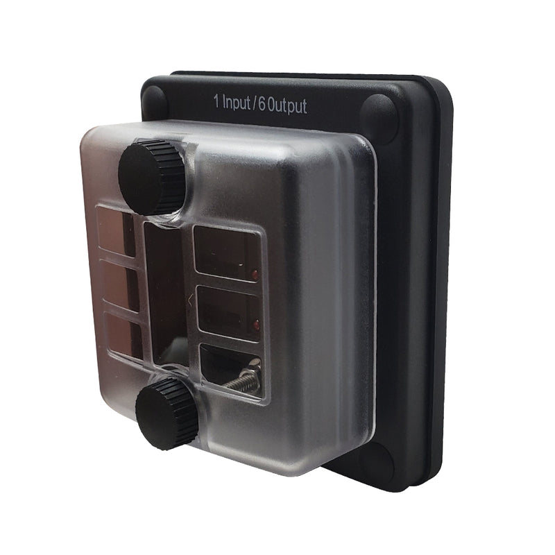 6 Way Marine-Auto Fuse Box | Waterproof | LED Indicator
