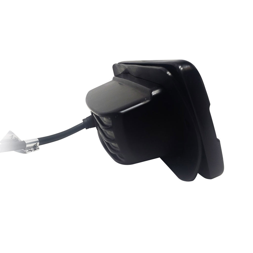 6" Flush Mounted LED Reverse Light | Black Housing | Plash