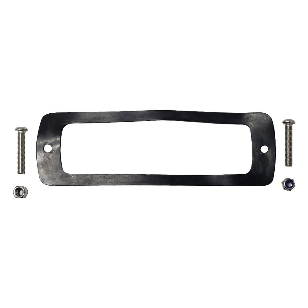 6" Flush Mounted LED Reverse Light | Black Housing | Plash