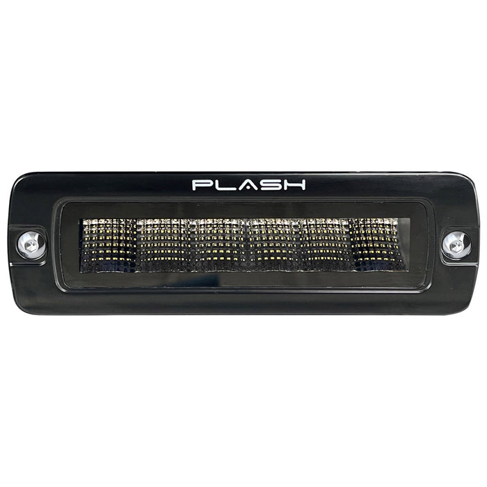 6" Flush Mounted LED Reverse Light | Black Housing | Plash