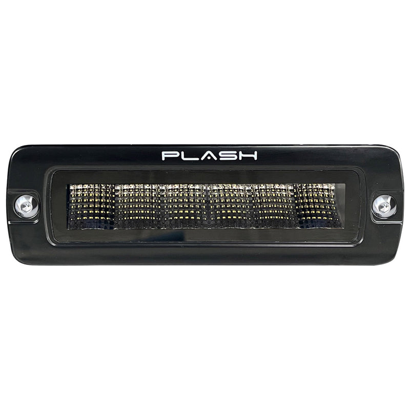 6" Flush Mounted LED Reverse Light | Black Housing | Plash