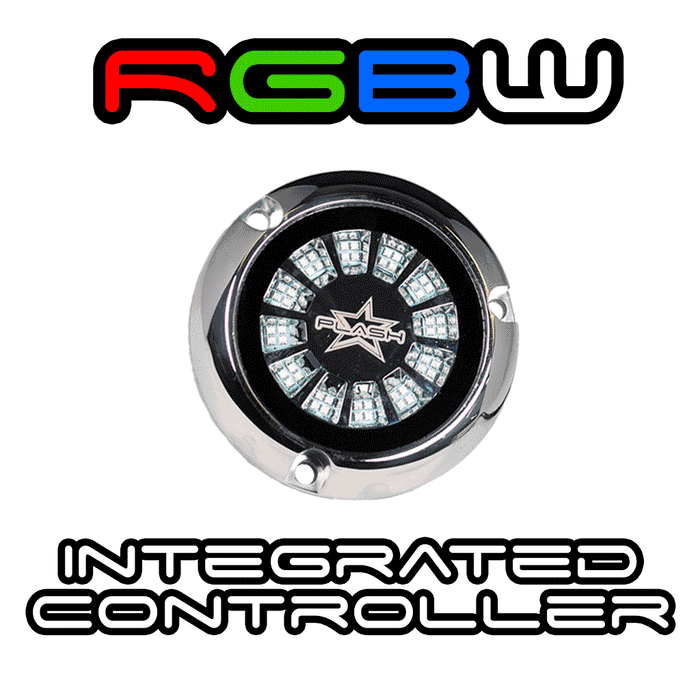 EPIK-RGBW LED Transom Boat Light | Internal Control | PLASH