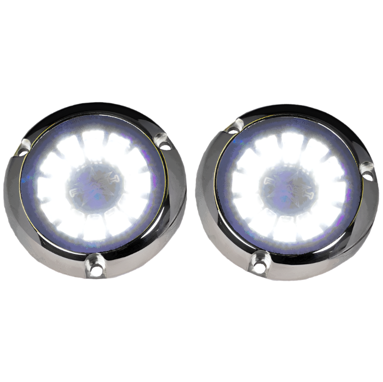 EPIK Marine Underwater Transom Lights | Stainless Steel | Cool White