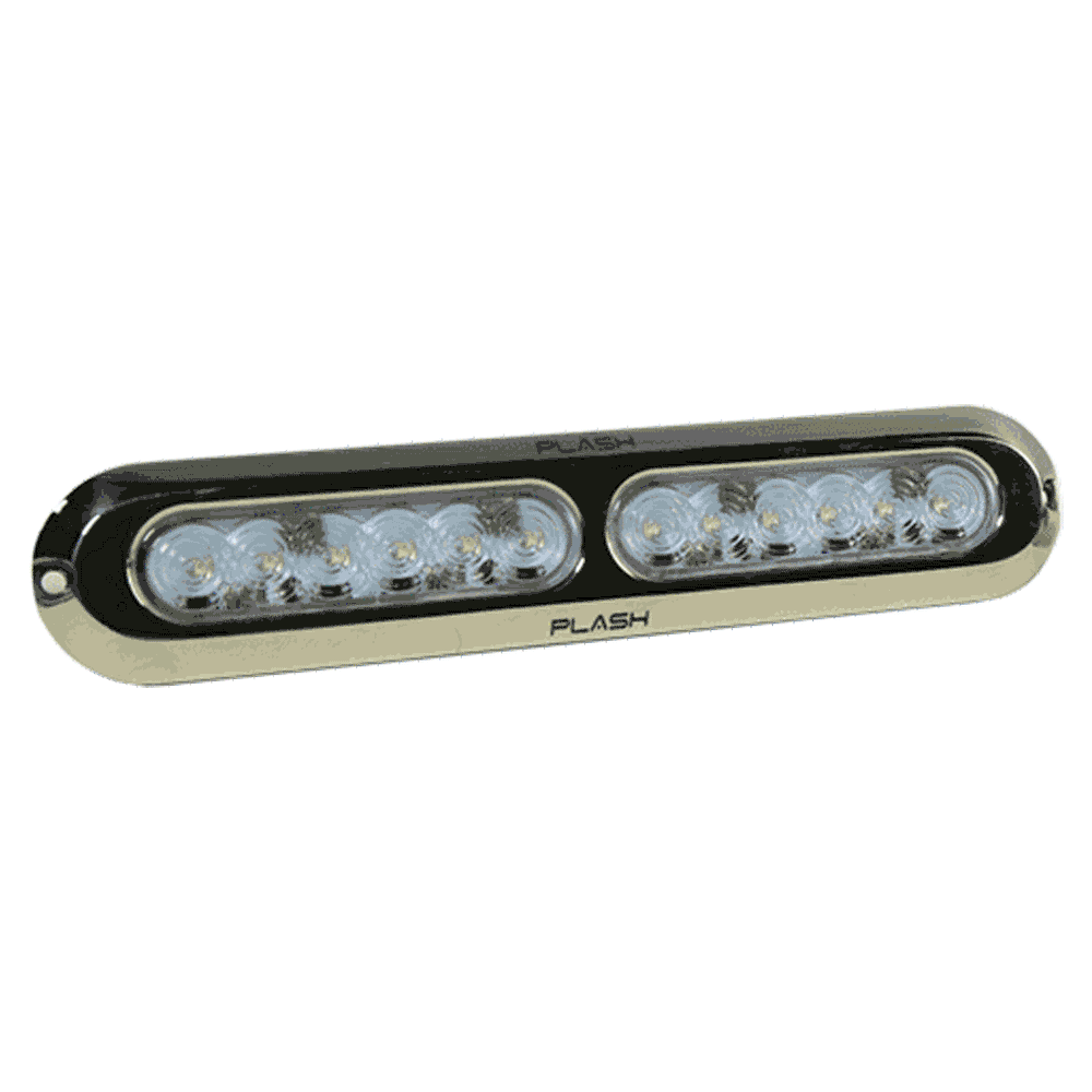 Plash | Marine Transom Lights | Blue | 316L Stainless Steel