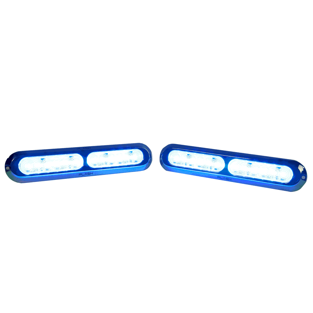 Plash | Marine Transom Lights | Blue | 316L Stainless Steel