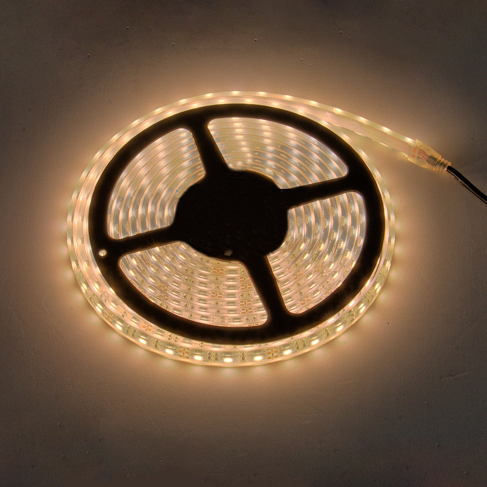 12V Warm White Waterproof Strip Light | 3000K | IP68 Completely Sealed