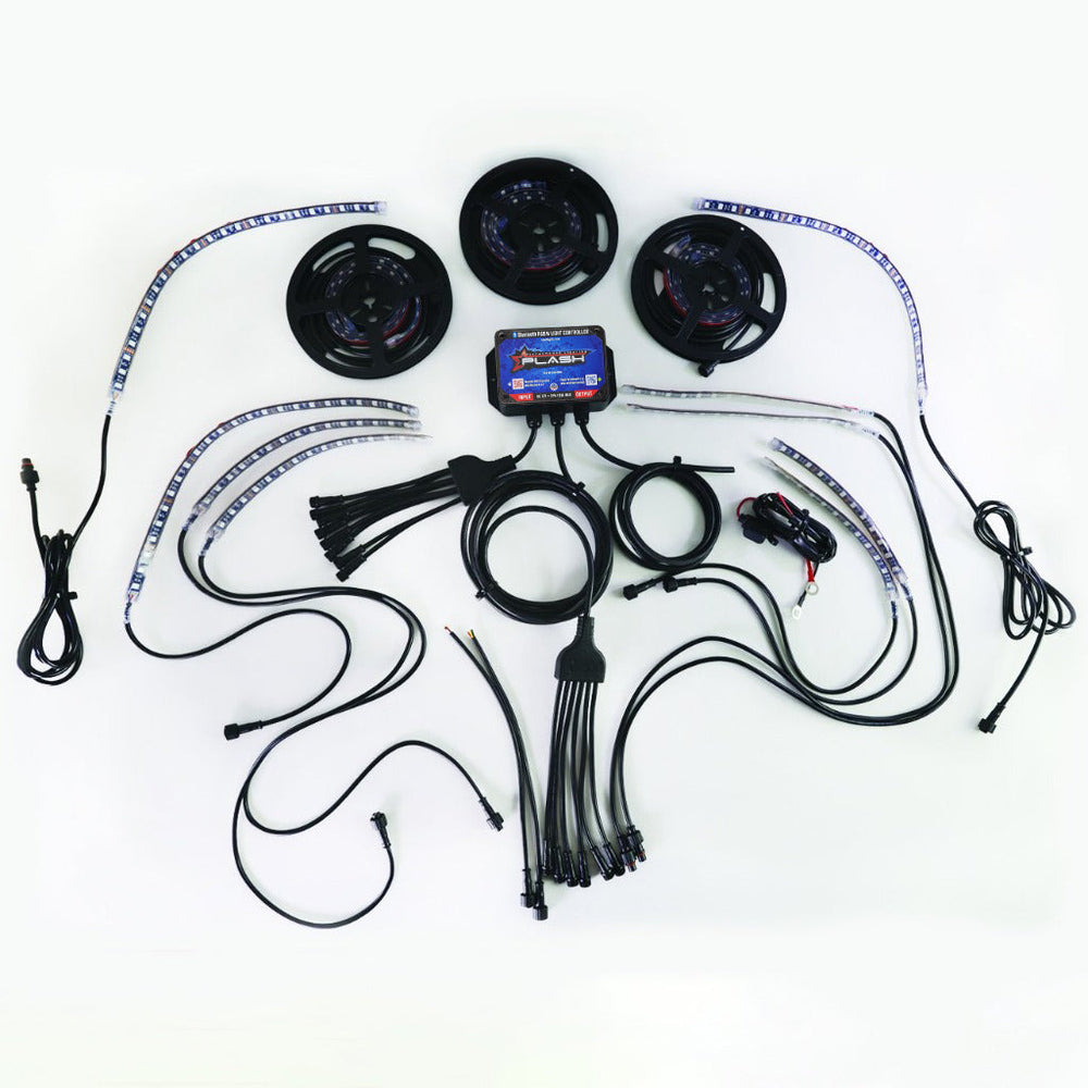 PLASH Ultimate Golf Cart Kit | Color Changing LED's | LIMO