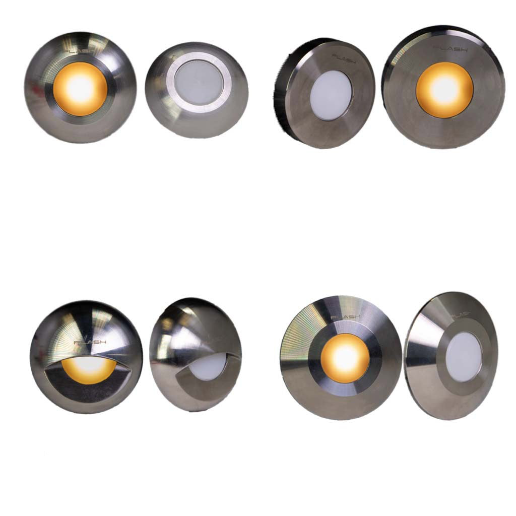 Gravity Surface Mount LED Deck Light | Stainless Steel | WW