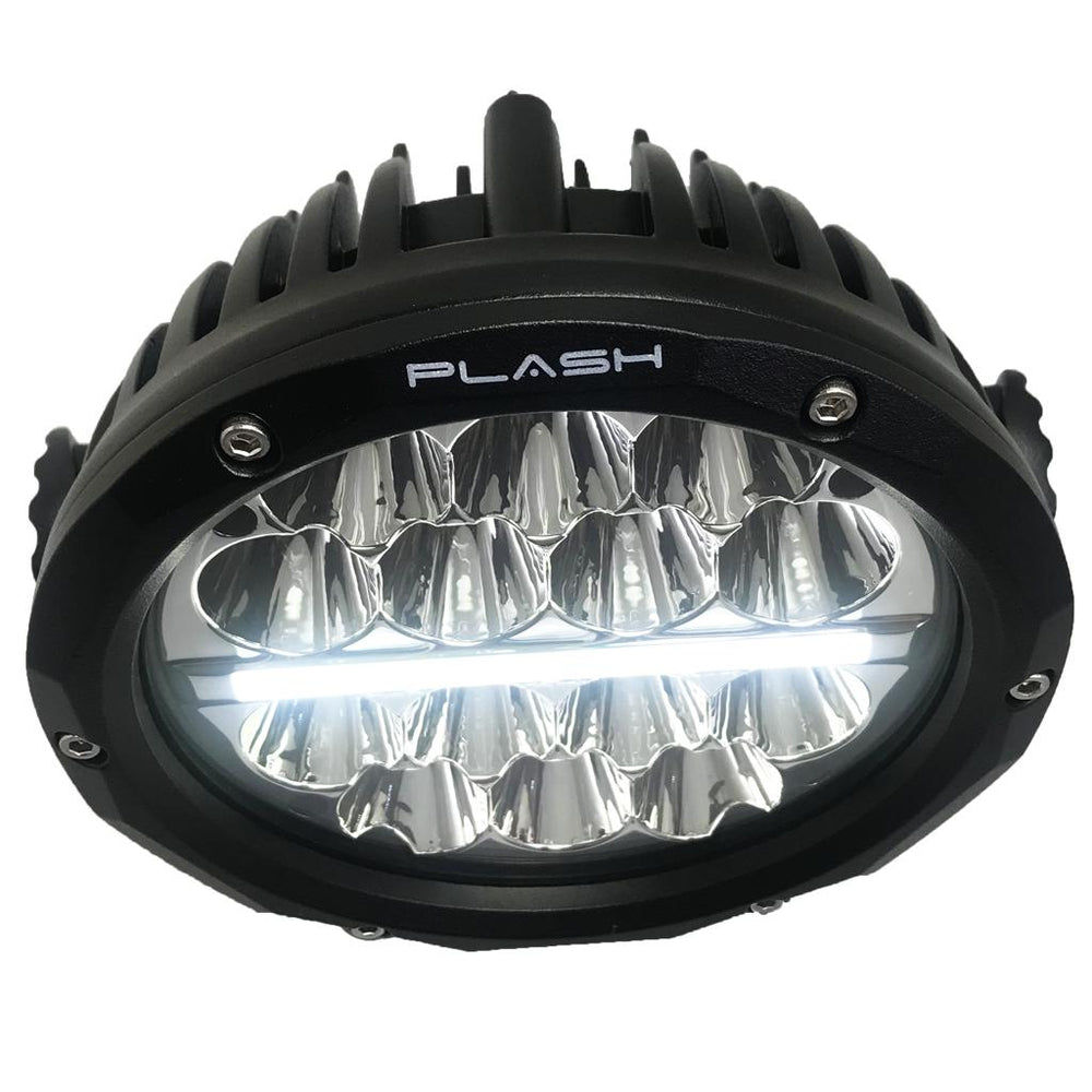 SOL-V - 6" Round LED Driving Light with DRL | PLASH