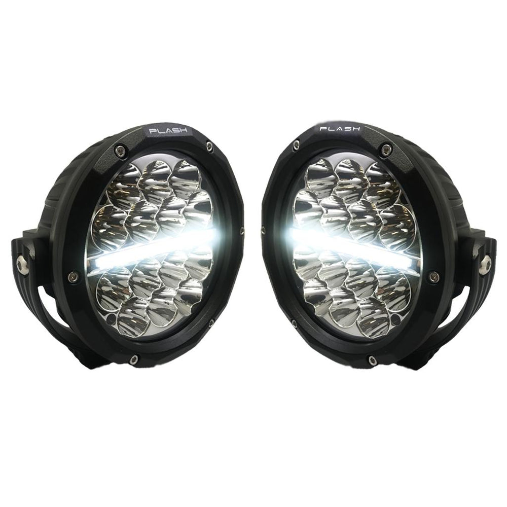 SOL-V - 6" Round LED Driving Light with DRL | PLASH