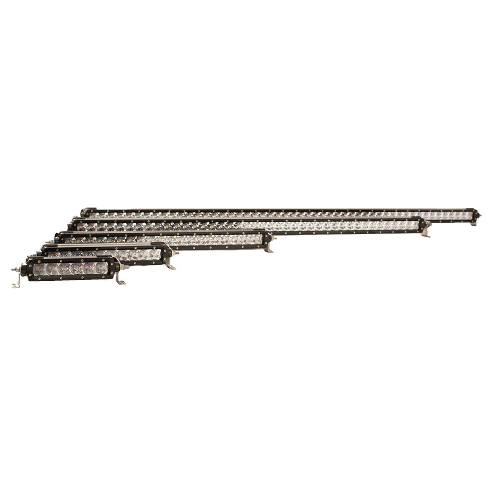 6" Single Row LED Light Bar | 5W-Osram | IP69K | Plash