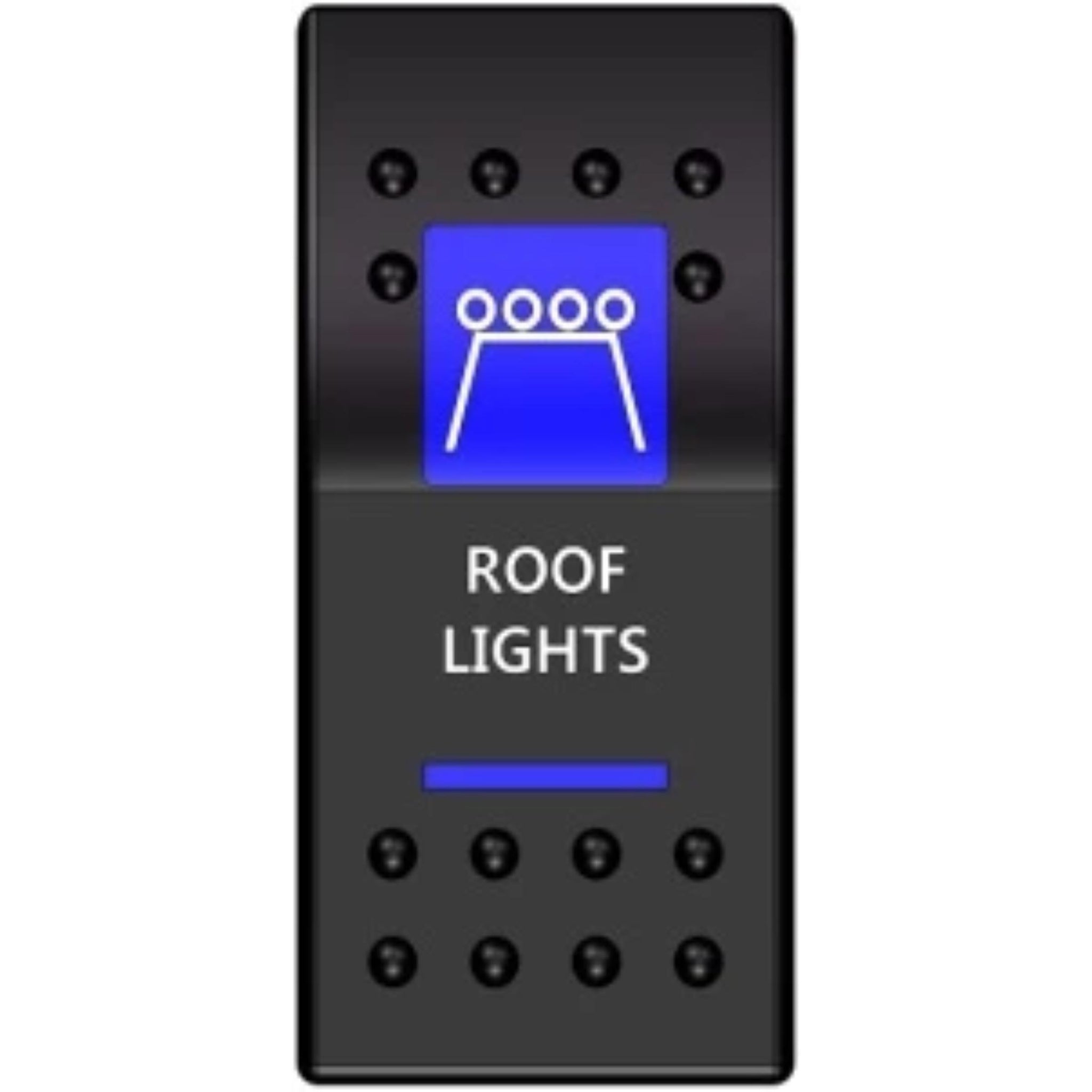 Roof Lights LED Rocker Switch | 20A-12VDC | Plash