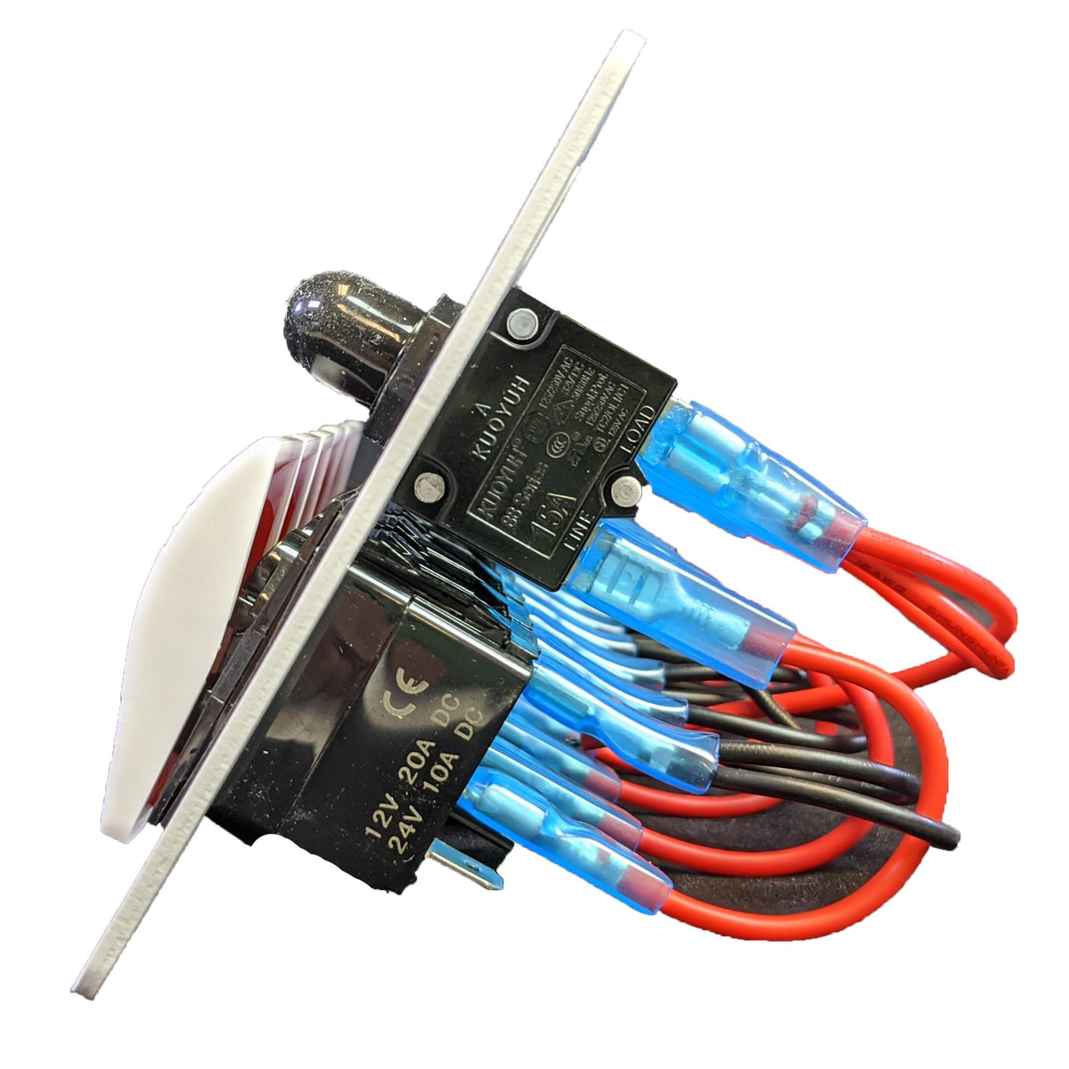 6 Switch Panel with Breakers - Marine