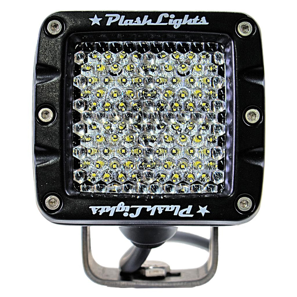 PlashLights 20W LED Cube Lights- 160° Diffused - Pair