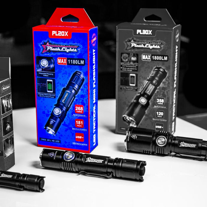 LED Handheld Spotlights | Flashlights and Tactical Pens | Plash