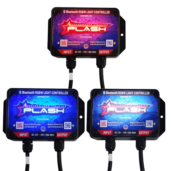 Marine RGBW Bluetooth Controller for LED Lights | Multi Zone