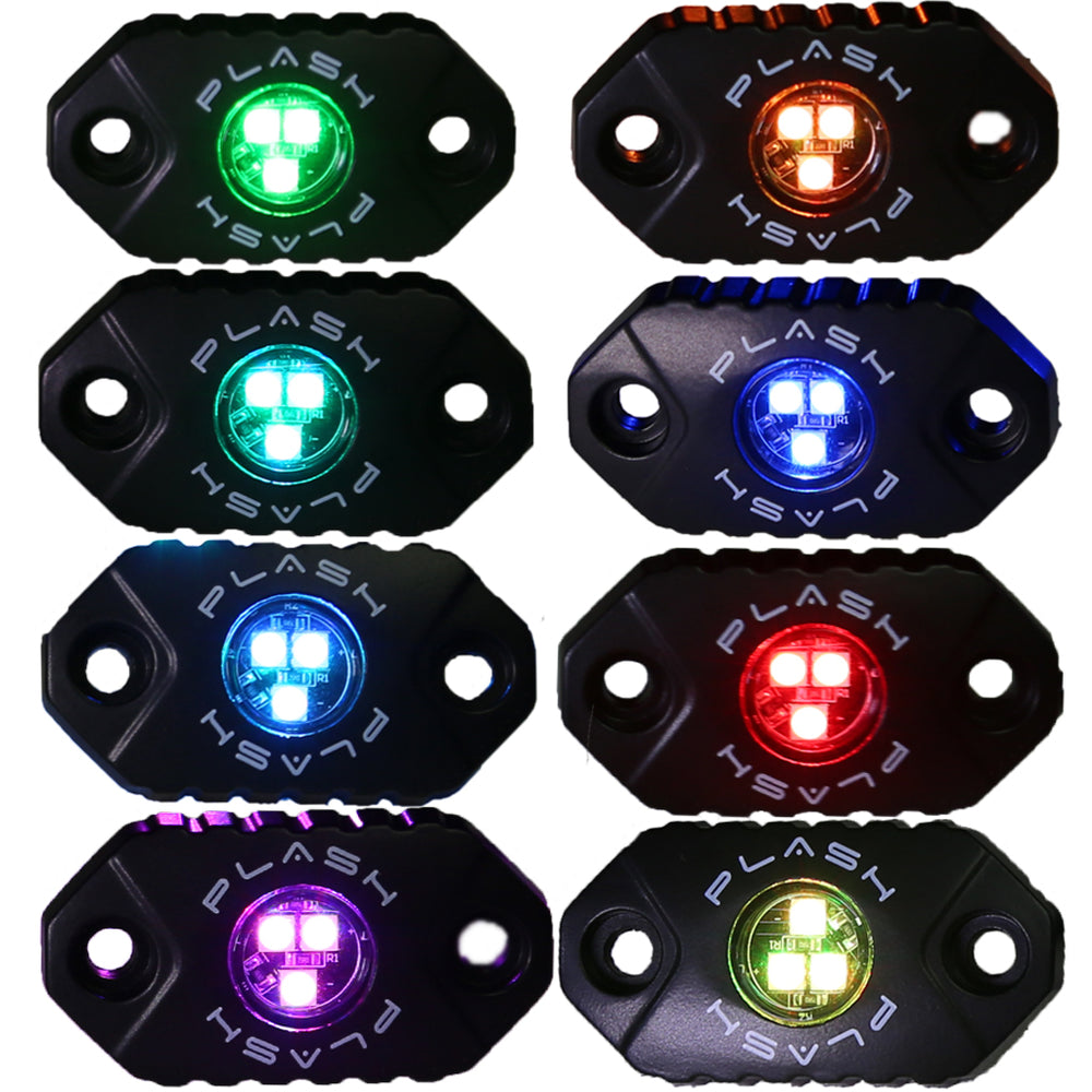 LED Rock Lights | RGB Multi-Color | Plug & Play Kit