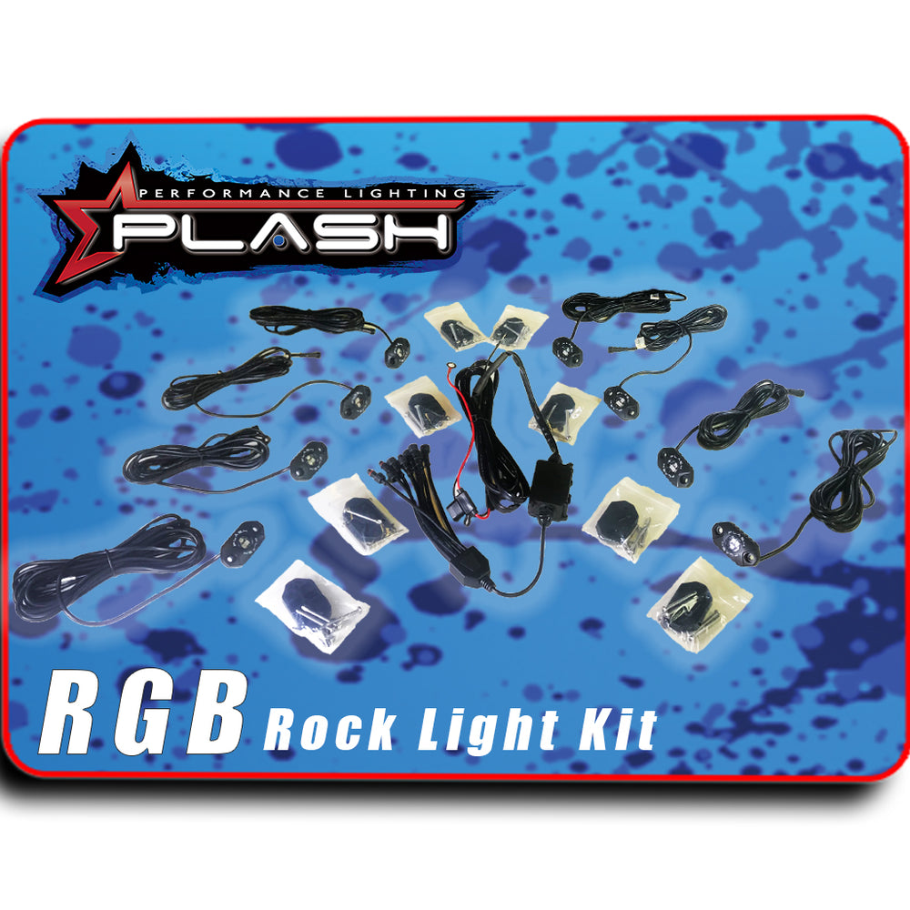 LED Rock Lights | RGB Multi-Color | Plug & Play Kit