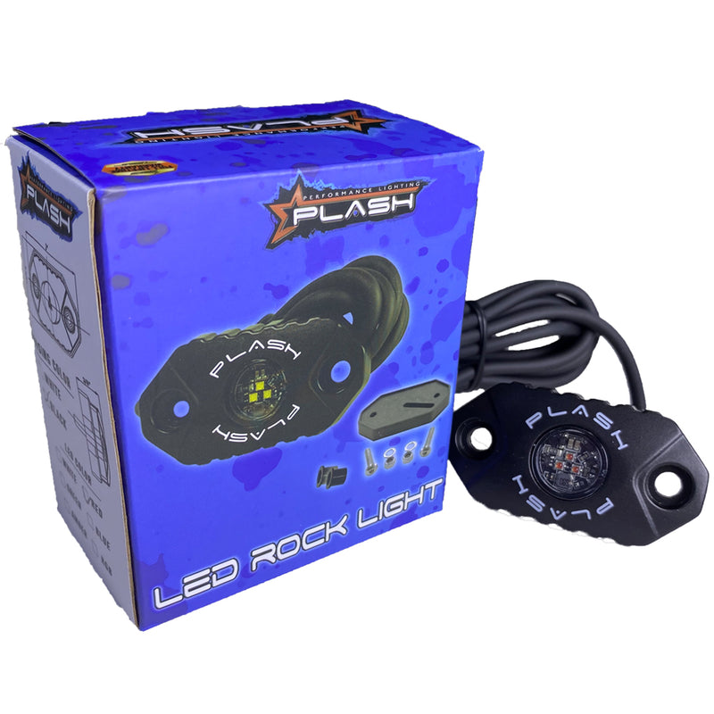 Red LED Rock Light | Surface Mounted | PlashLights