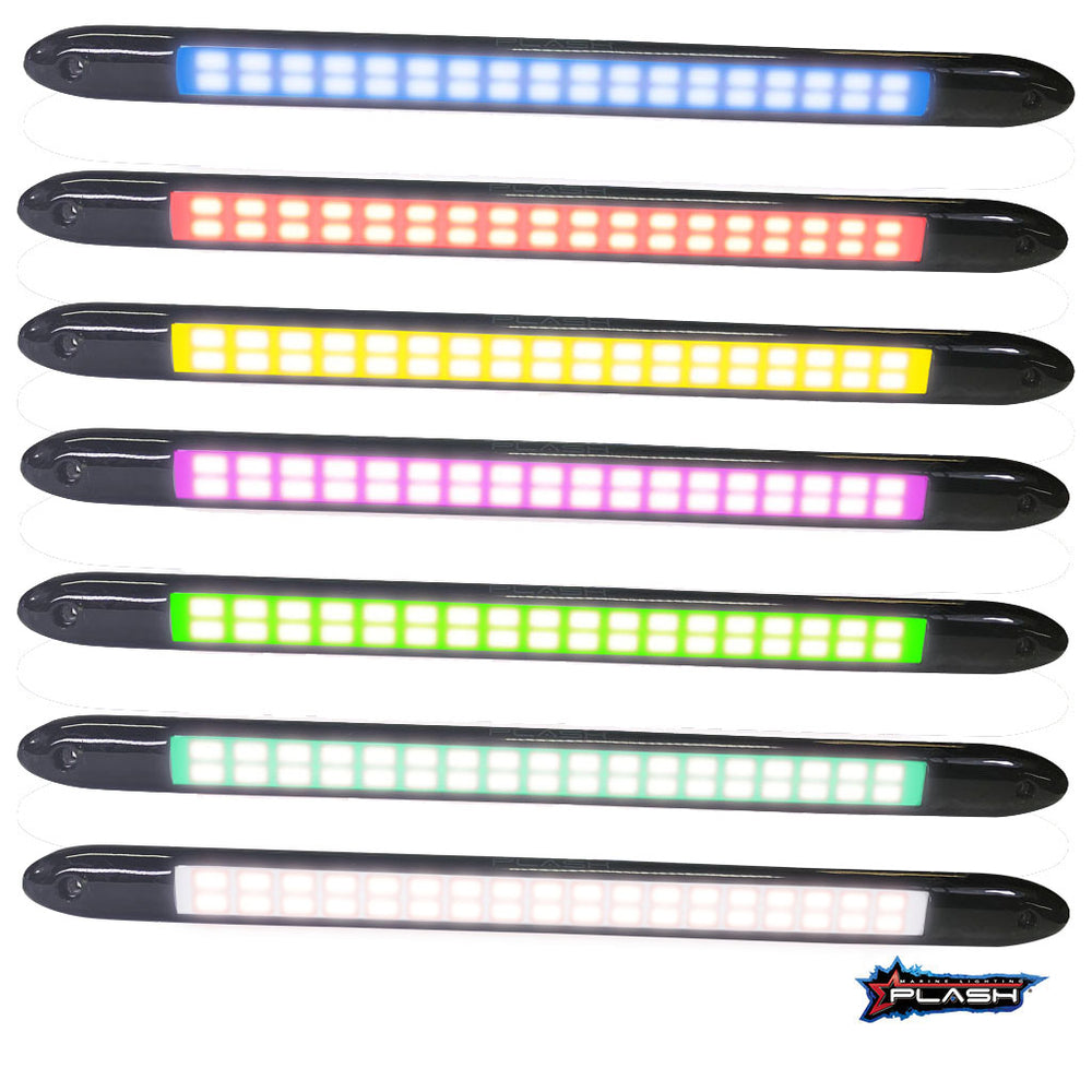 T-Top Pipe Mounted LED Light | Carbon Fiber | RGBW | PLASH