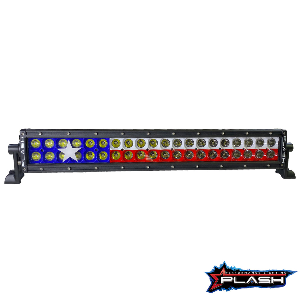 30" Texas-Series Light Bar (Dual Function) | Texas Flag